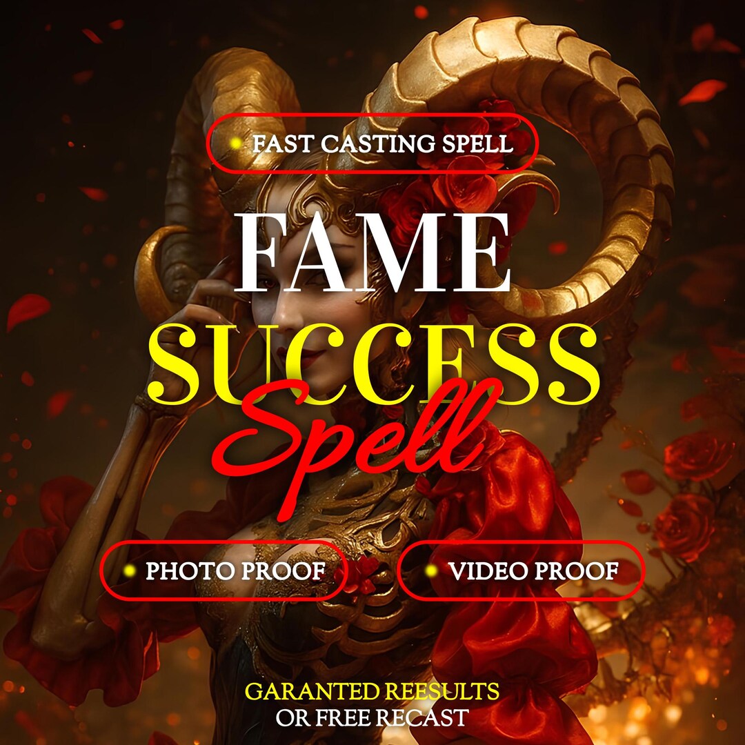 Fame & Success Spell | Spotlight Ritual for Recognition | Remove Stage ...