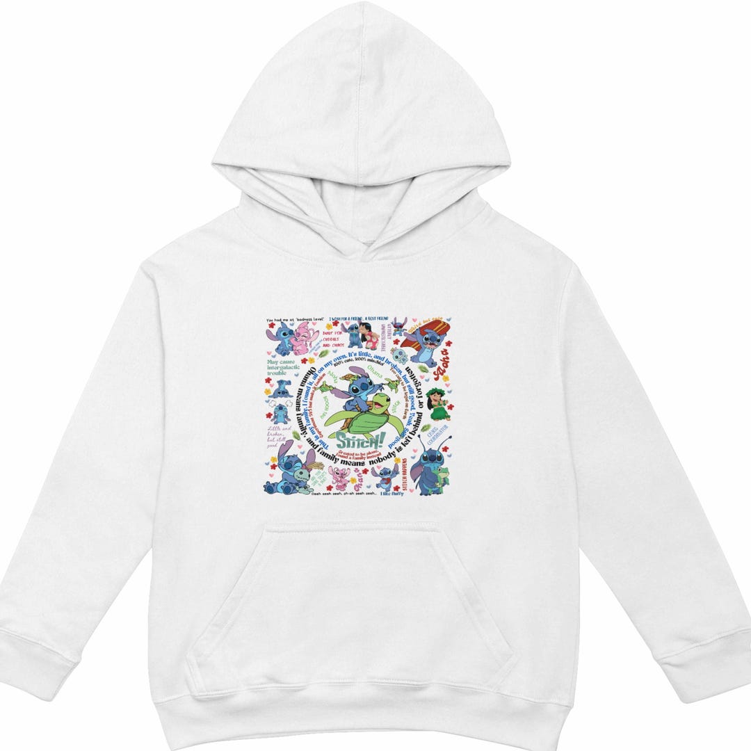 Lilo and Stitch Inspired Turtle Collage Digital Design Bundle Front ...