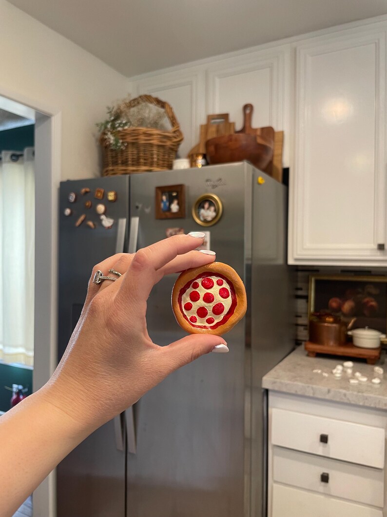 Handmade Pizza Refrigerator Magnet - Etsy