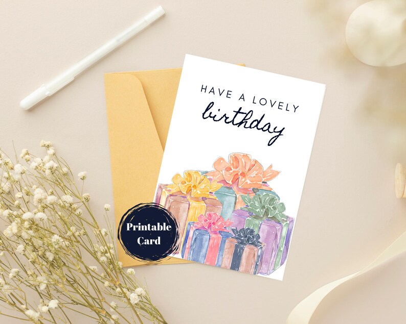 Printable Birthday Card Bundle | Mixed Styles Set of 14 | 5x7" PDF - Etsy