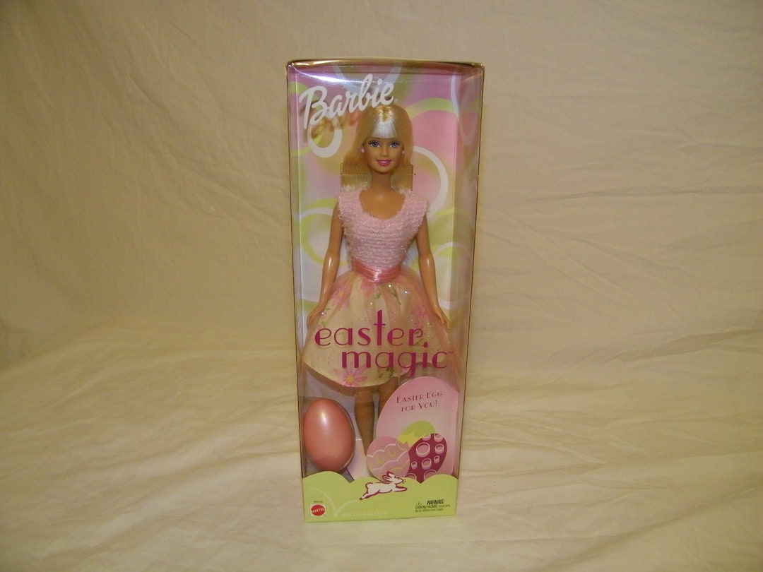 Vintage NRFB Mint NOS Special Edition Easter Magic Barbie Collector ...
