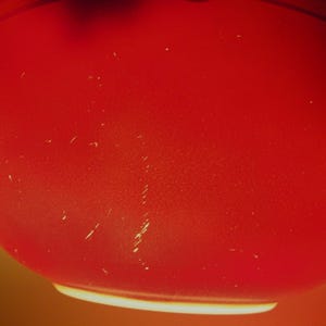 Vintage Pyrex 404 Primary Red 50s 60s Milk Glass Mid Century Mixing ...