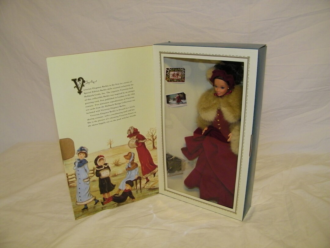 Vintage NRFB Mint NOS FIRST in Series Barbie Hallmark Victorian ...