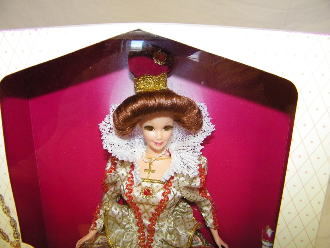 Vintage NRFB MINT NOS Barbie Great Eras Collection Elizabethan Queen ...