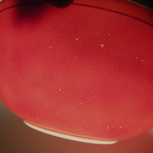 Vintage Pyrex 404 Primary Red 50s 60s Milk Glass Mid Century Mixing ...