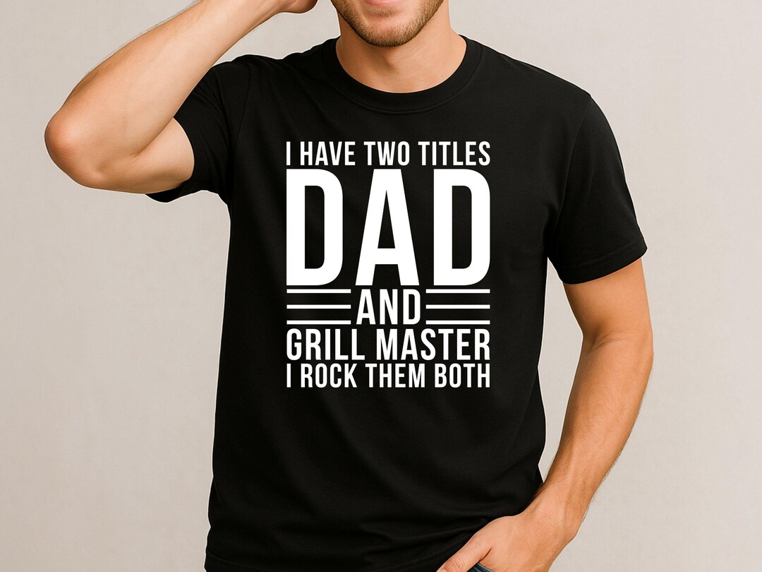Grill Master Dad Shirt, Funny BBQ Cookout Tee, Father's Day Gift - Etsy
