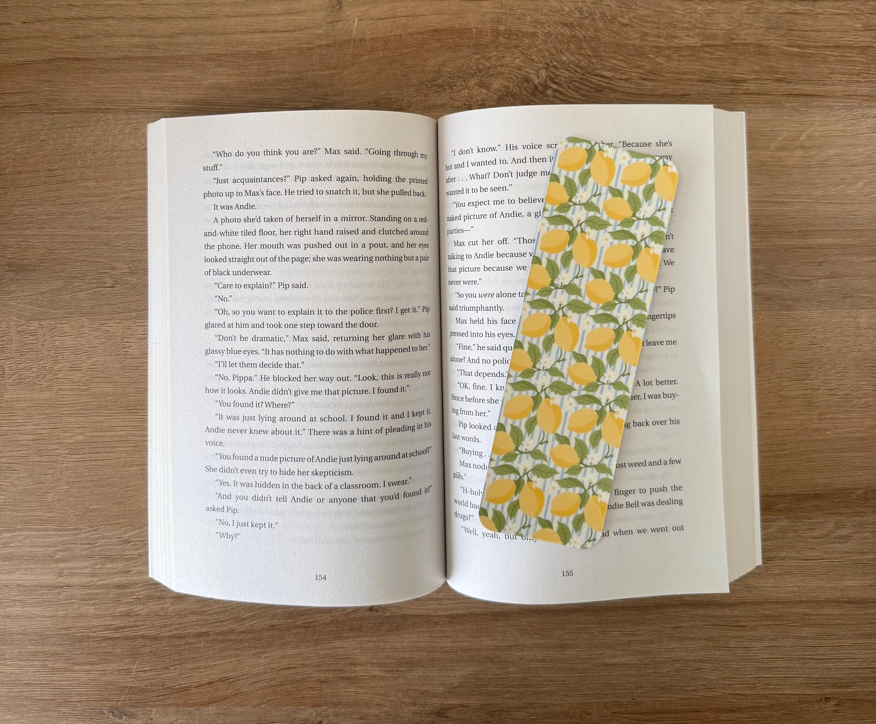 Fruit Bookmarks Set | Double-sided & Laminated Bookmarks, Girly ...