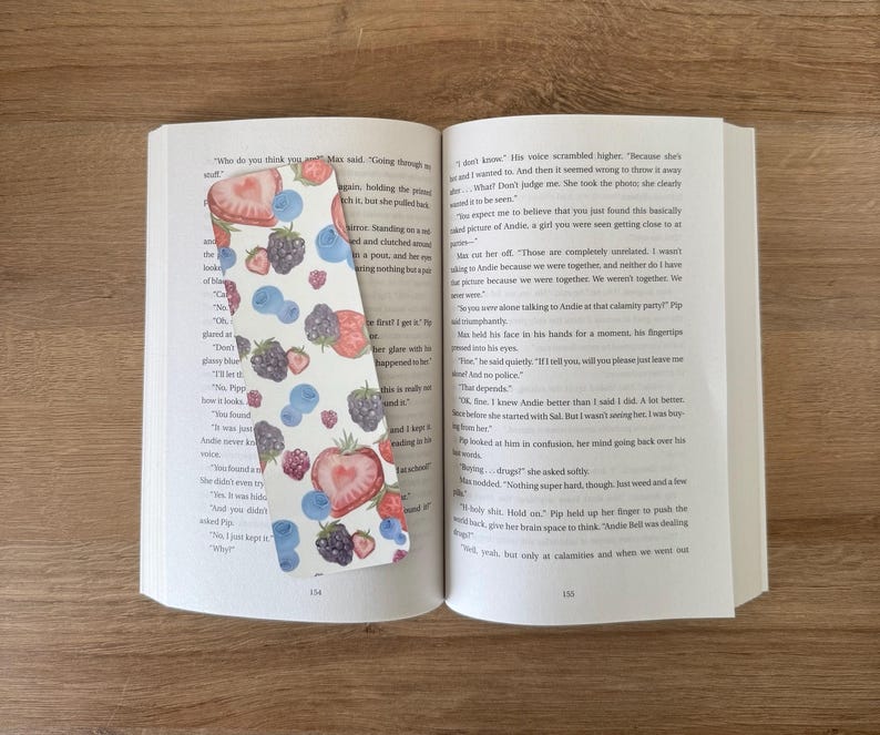 Fruit Bookmarks Set | Double-sided & Laminated Bookmarks, Girly ...