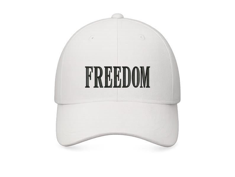 Freedom Puff Embroidery Design, Justice for Charlie Kirk Embroidery ...