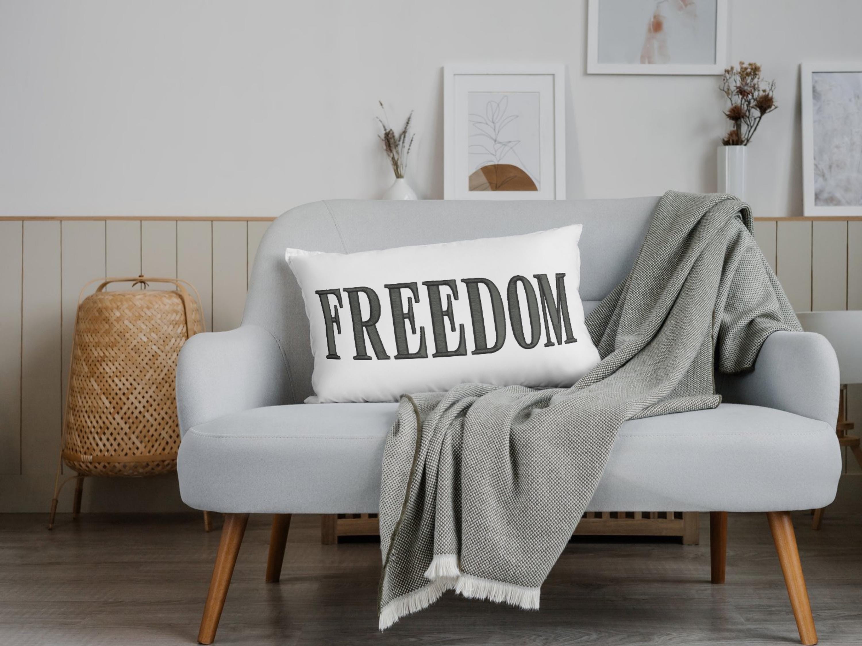 Freedom Puff Embroidery Design, Justice for Charlie Kirk Embroidery ...
