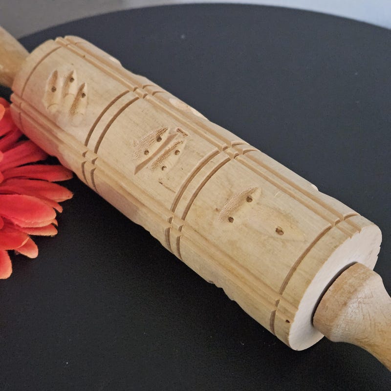 Carved Rolling Pin - Etsy