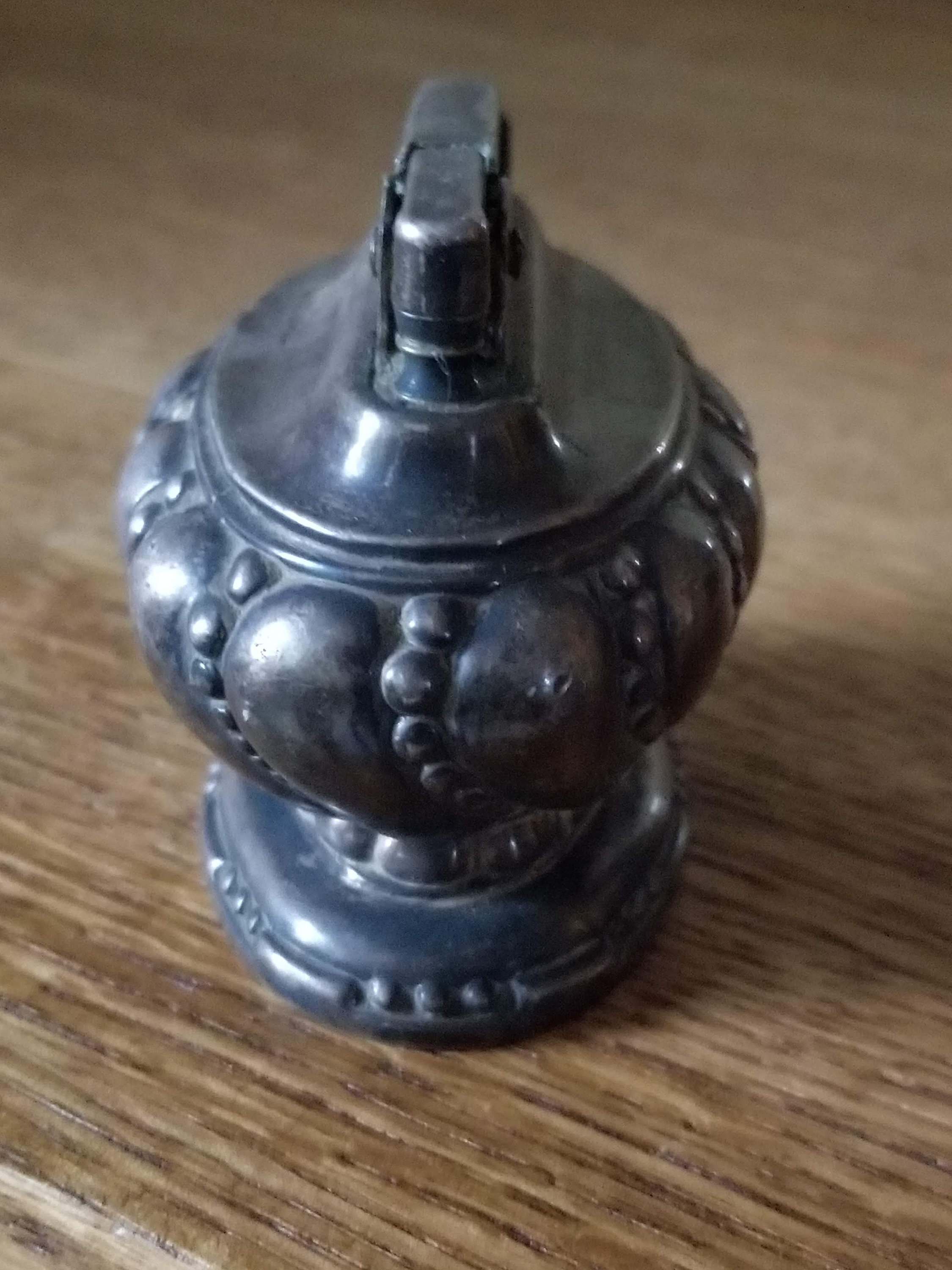 Art & Collectibles Mid-Century Silver-plate Crown Table Lighter by ...
