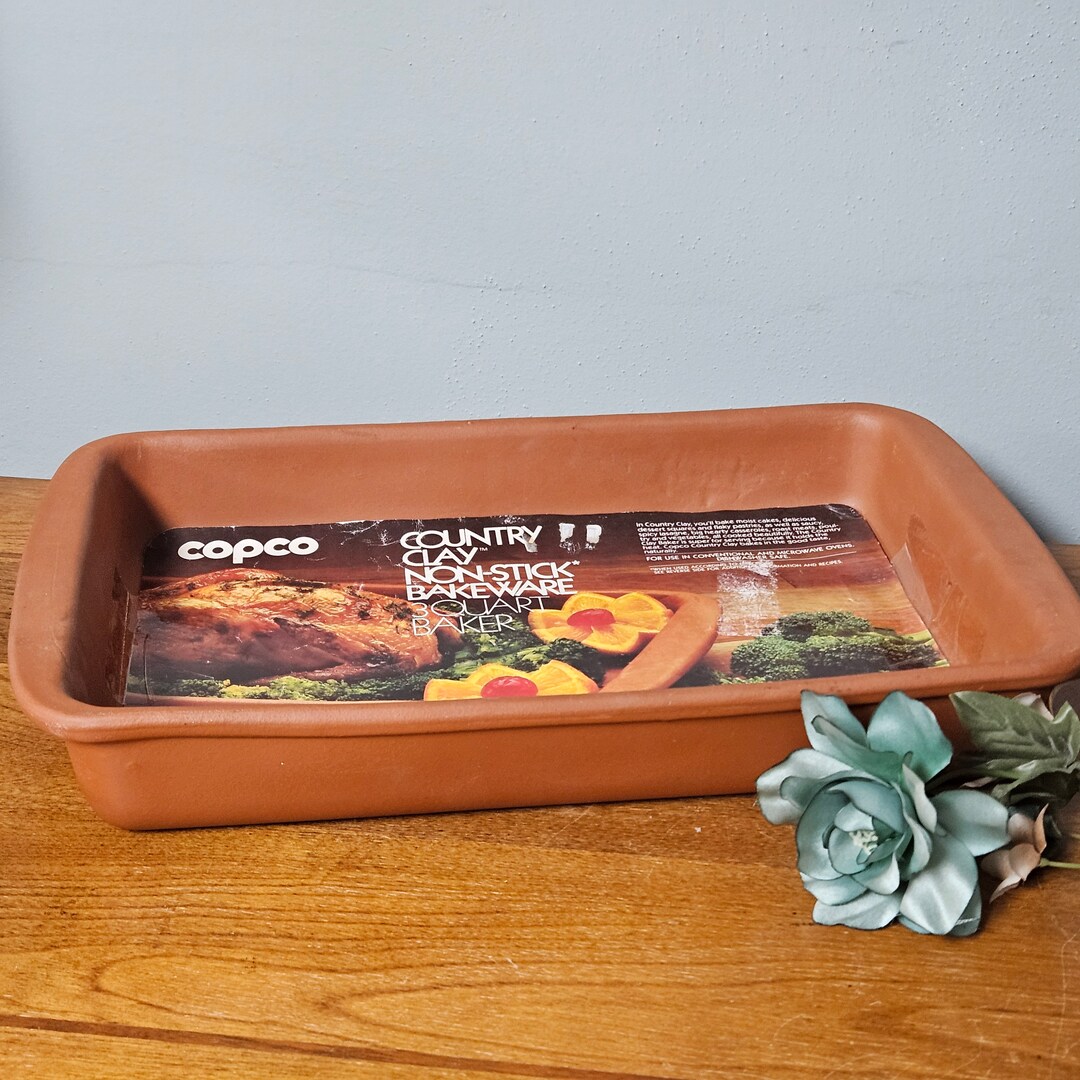 Copco Country Clay 3 Quart Baker / Vintage 405 Terra Cotta / 1970's ...