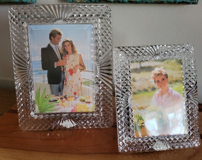 Vintage Shannon Crystal Designs of Ireland Picture Frames 4x6 And/or ...