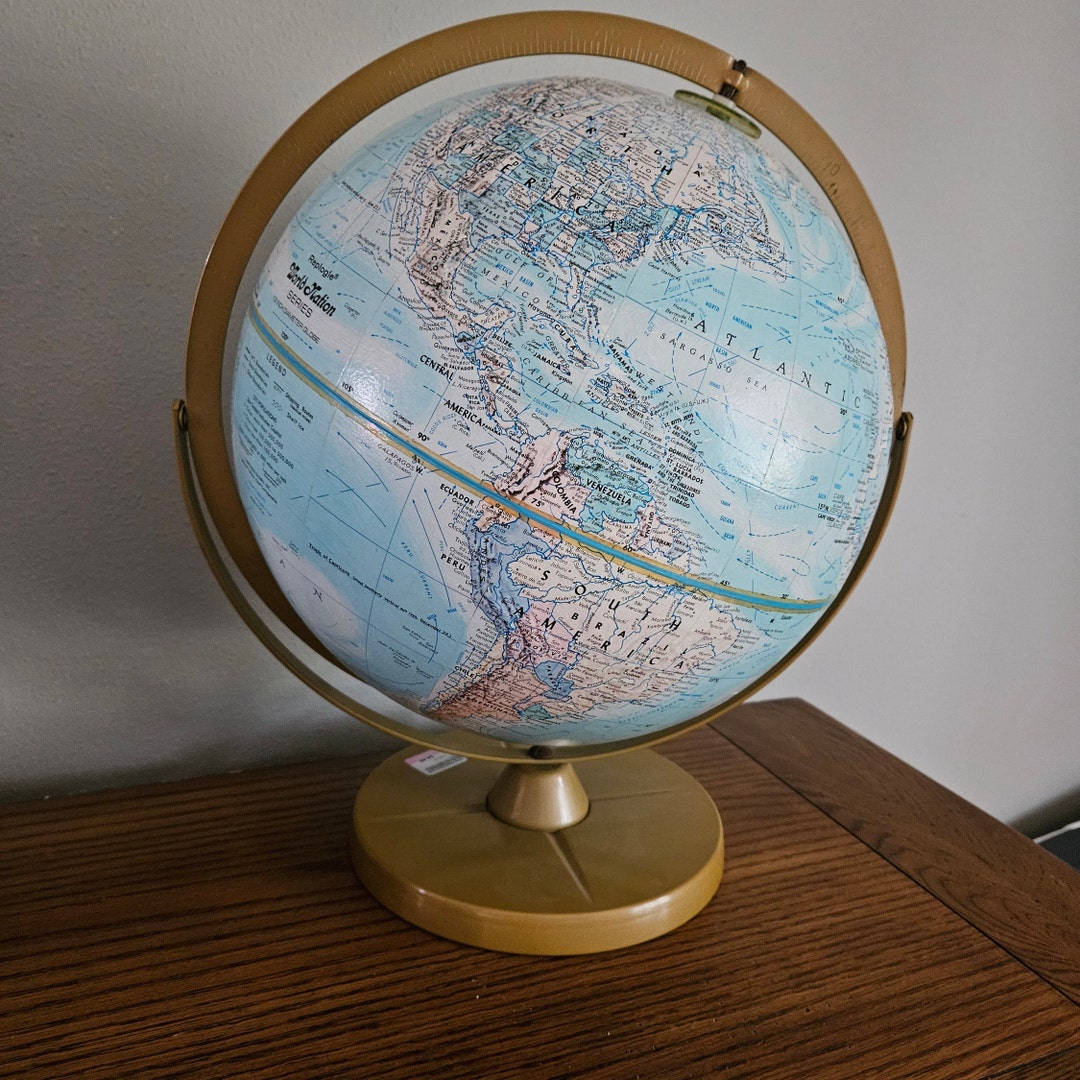 Repogle World Nation Series 12 Inch Diameter Globe With Raised Textured ...