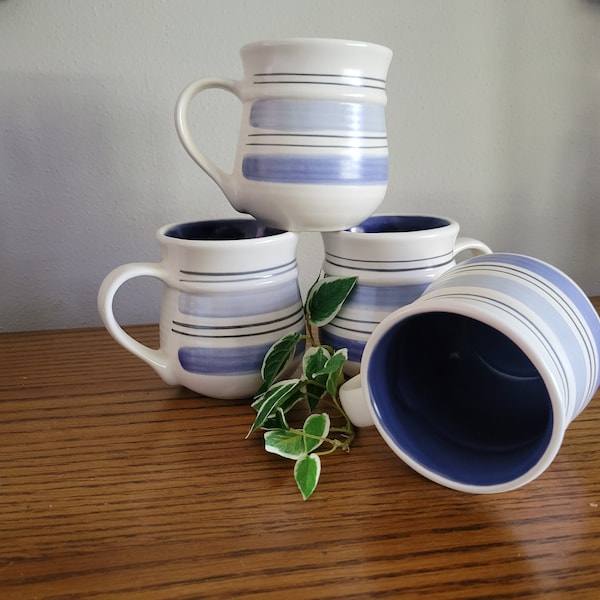 Striped Mugs - Etsy