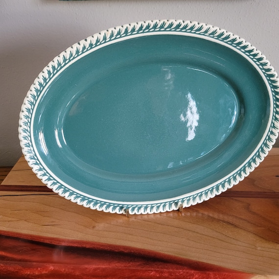 Vintage Harkerware Pottery Corinthian 11 Inch Serving Platter | Etsy