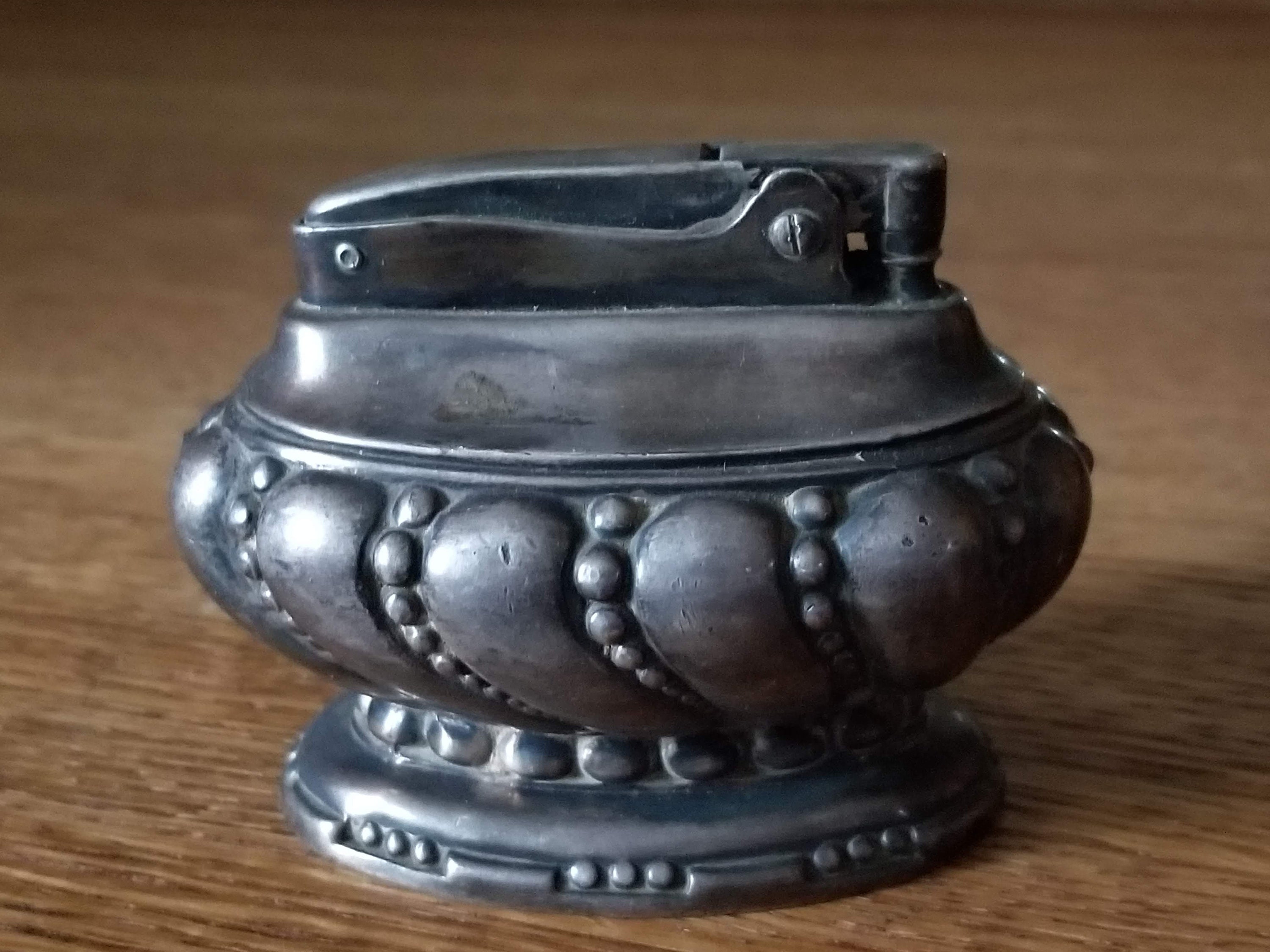 Art & Collectibles Mid-Century Silver-plate Crown Table Lighter by ...