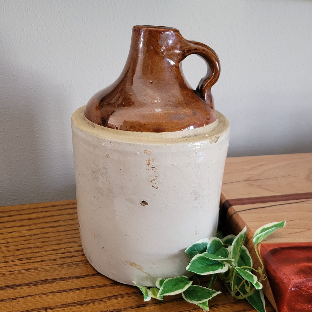 Antique Stoneware Whiskey Jug - Late 19th Century - Etsy
