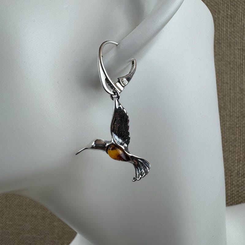 Hummingbird Earrings - Etsy