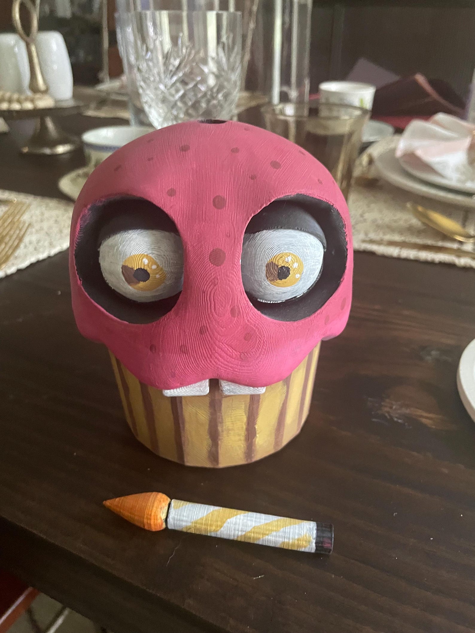 Fnaf Game Mr. Cupcake 3D Printed Replica - Etsy