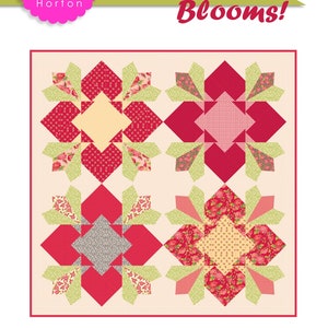 I Like Big Blooms Digital Quilt Pattern - Etsy