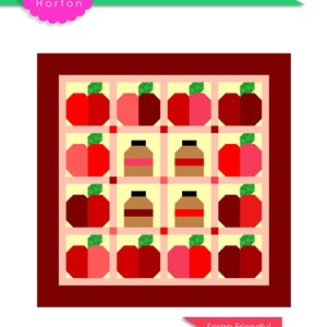 Applesauce Digital Quilt Pattern - Etsy