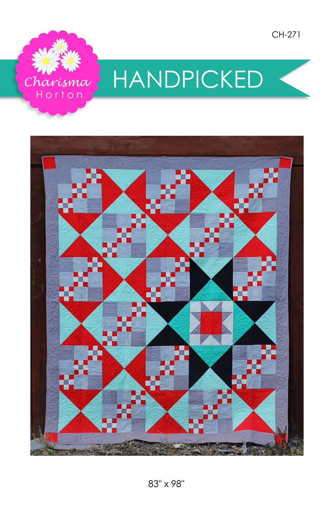 Handpicked Digital Quilt Pattern - Etsy