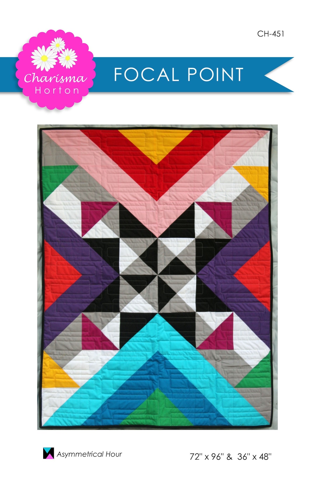 Focal Point Quilt Pattern - Etsy