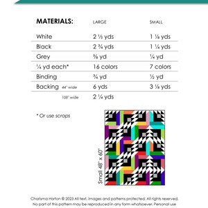 Switchback Digital Quilt Pattern - Etsy