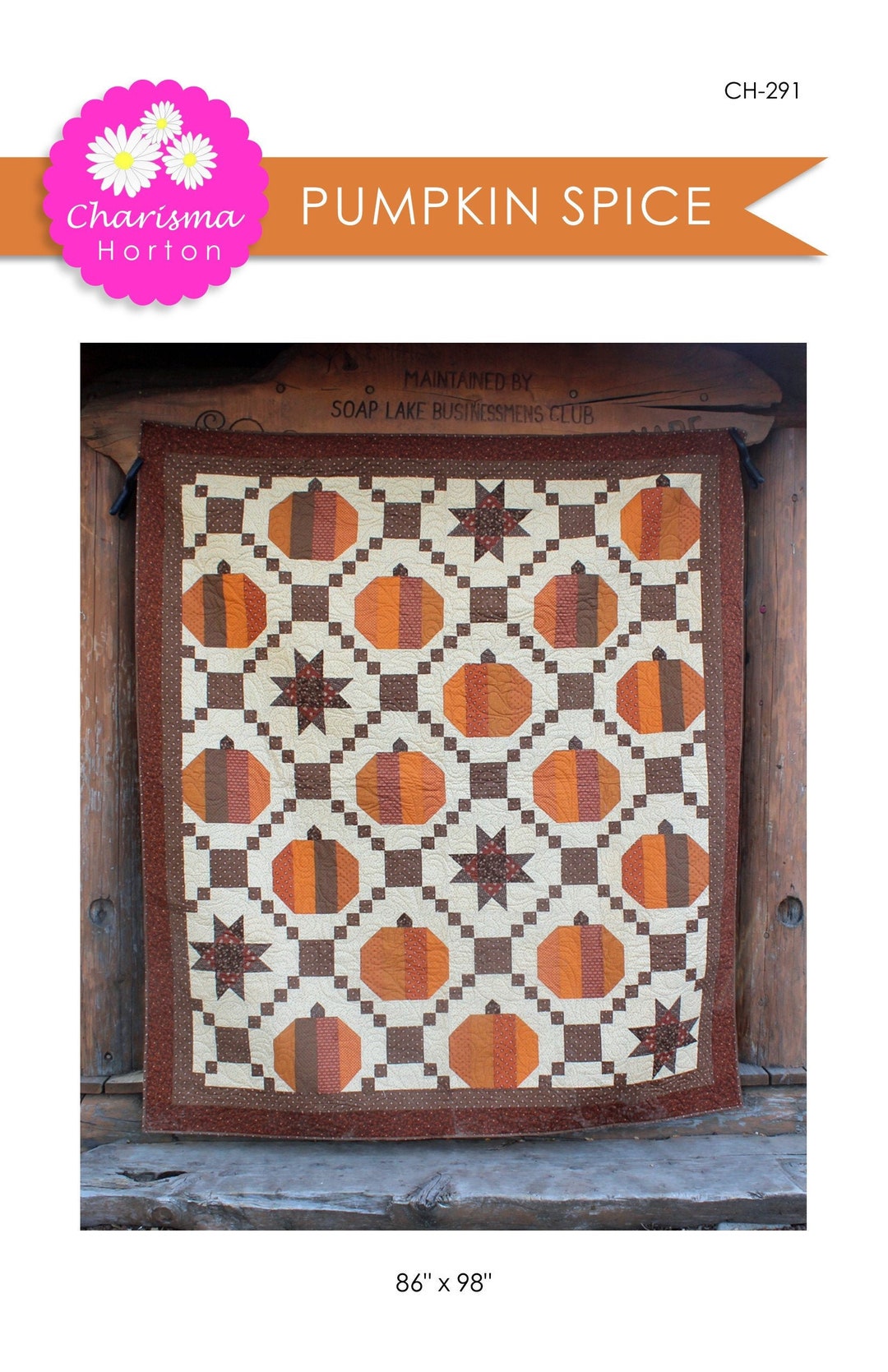 Pumpkin Spice Digital Quilt Pattern - Etsy