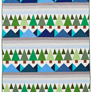 Mountain Views Digital Quilt Pattern - Etsy