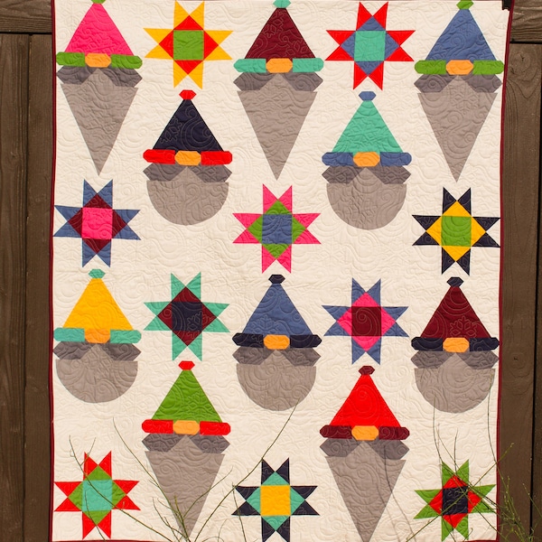 Gnome Quilt Pattern - Etsy