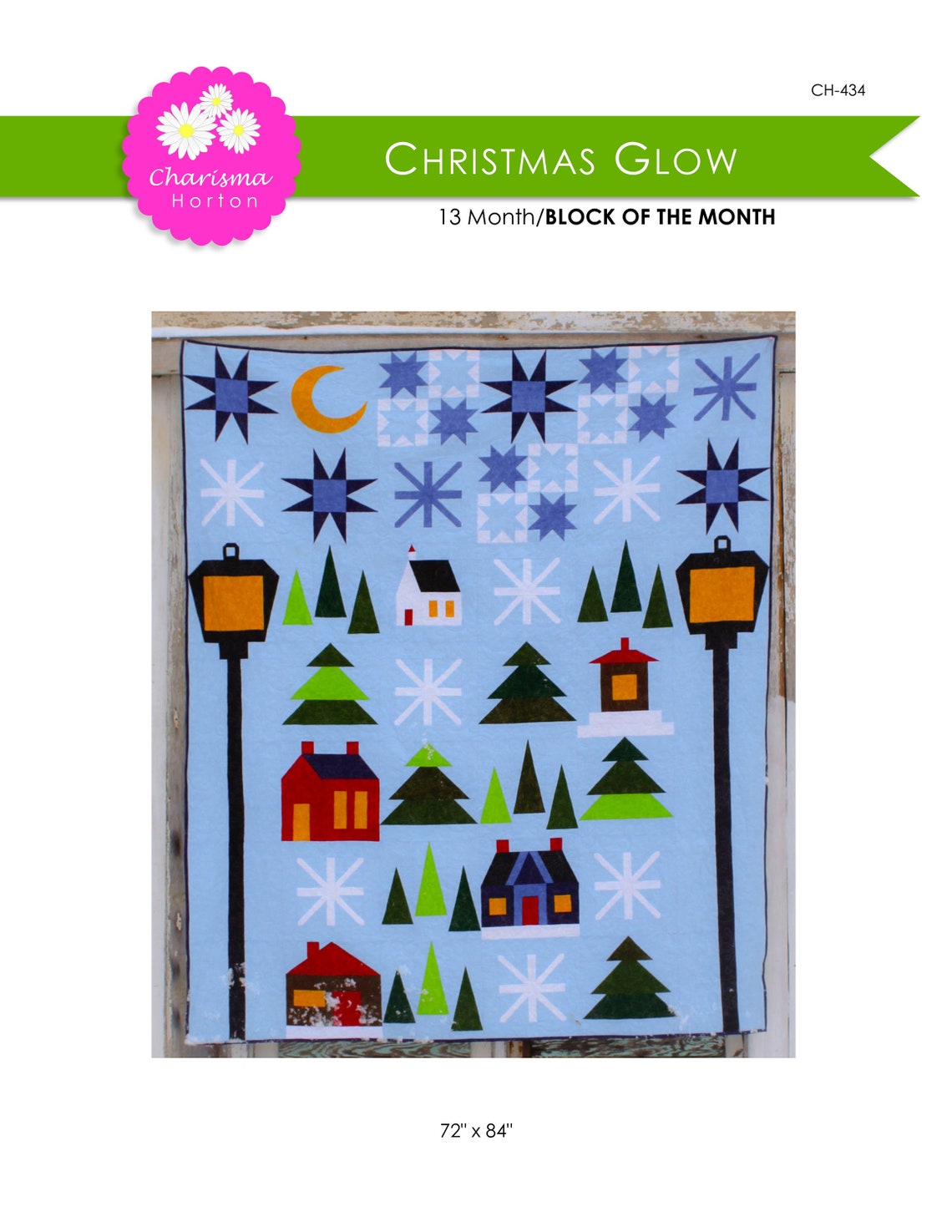 Christmas Glow BOM Digital Quilt Pattern - Etsy
