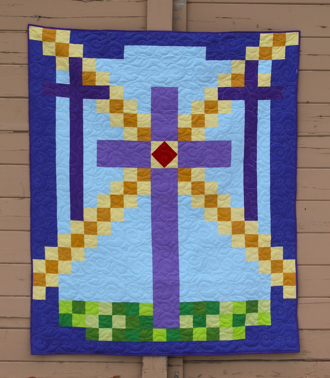 Triple Cross Digital Quilt Pattern - Etsy