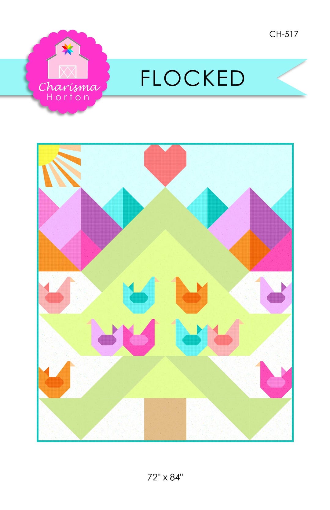 Flocked Digital Quilt Pattern - Etsy