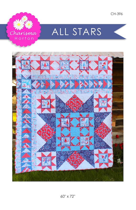All Stars Digital Quilt Pattern - Etsy