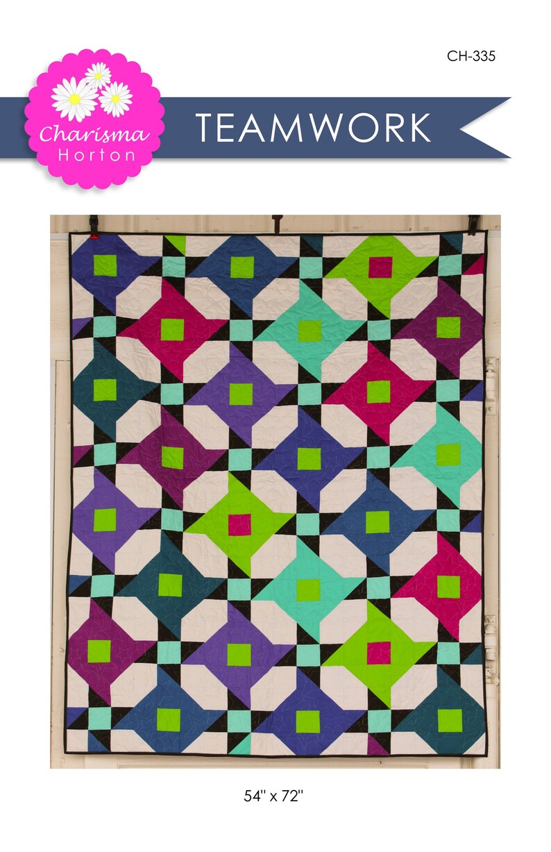 Team Work Digital Quilt Pattern - Etsy