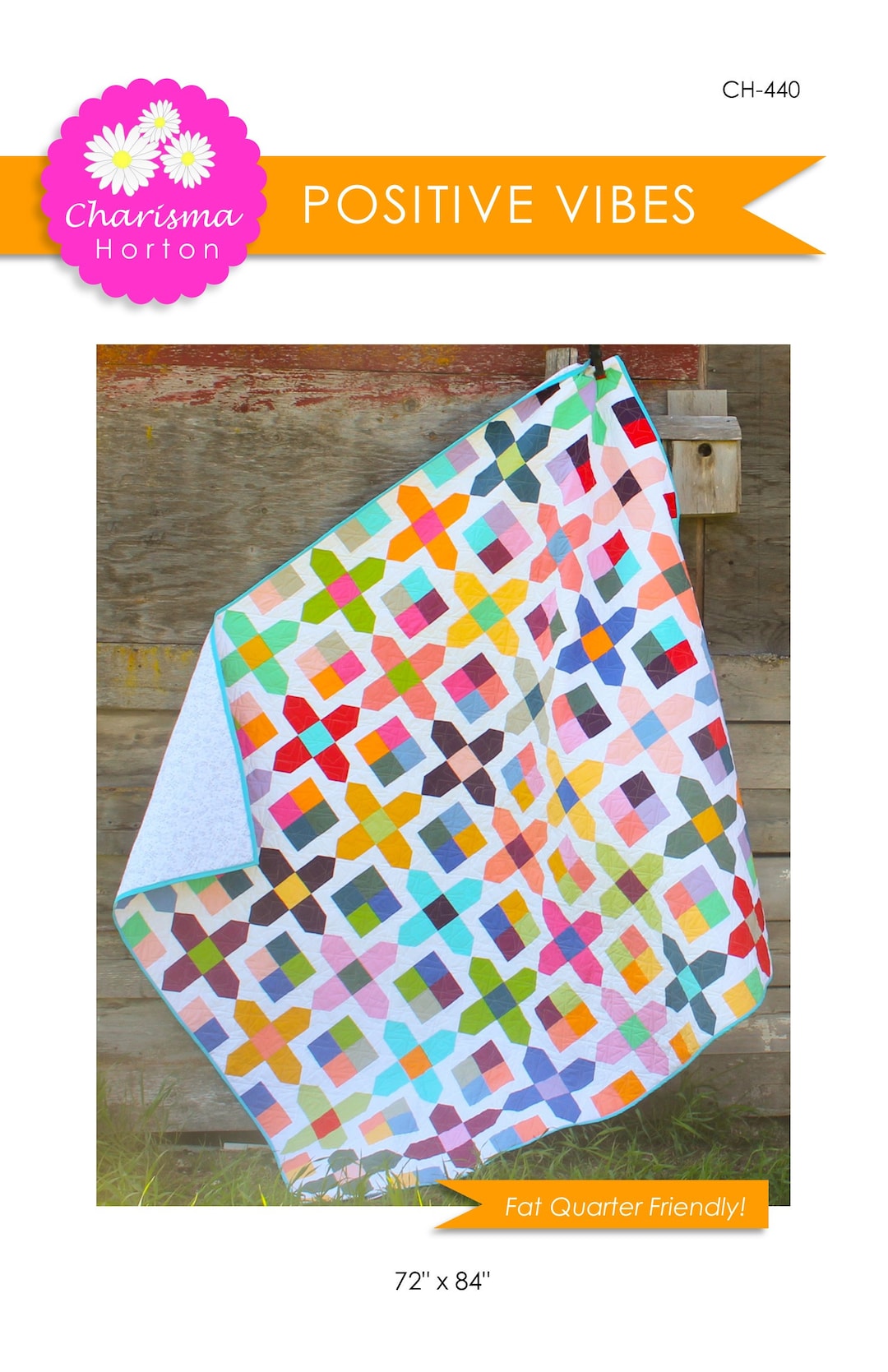 Positive Vibes Digital Quilt Pattern - Etsy