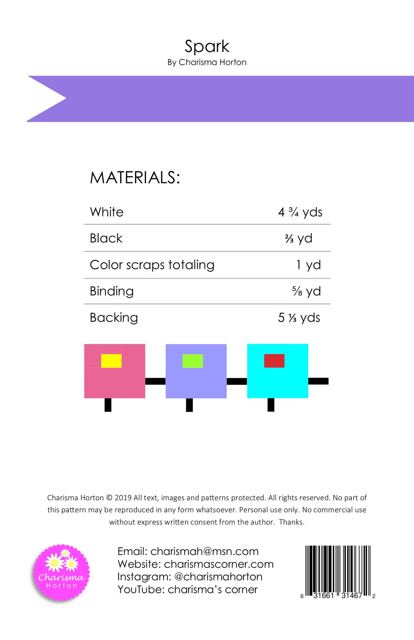 Spark PDF Pattern | Etsy