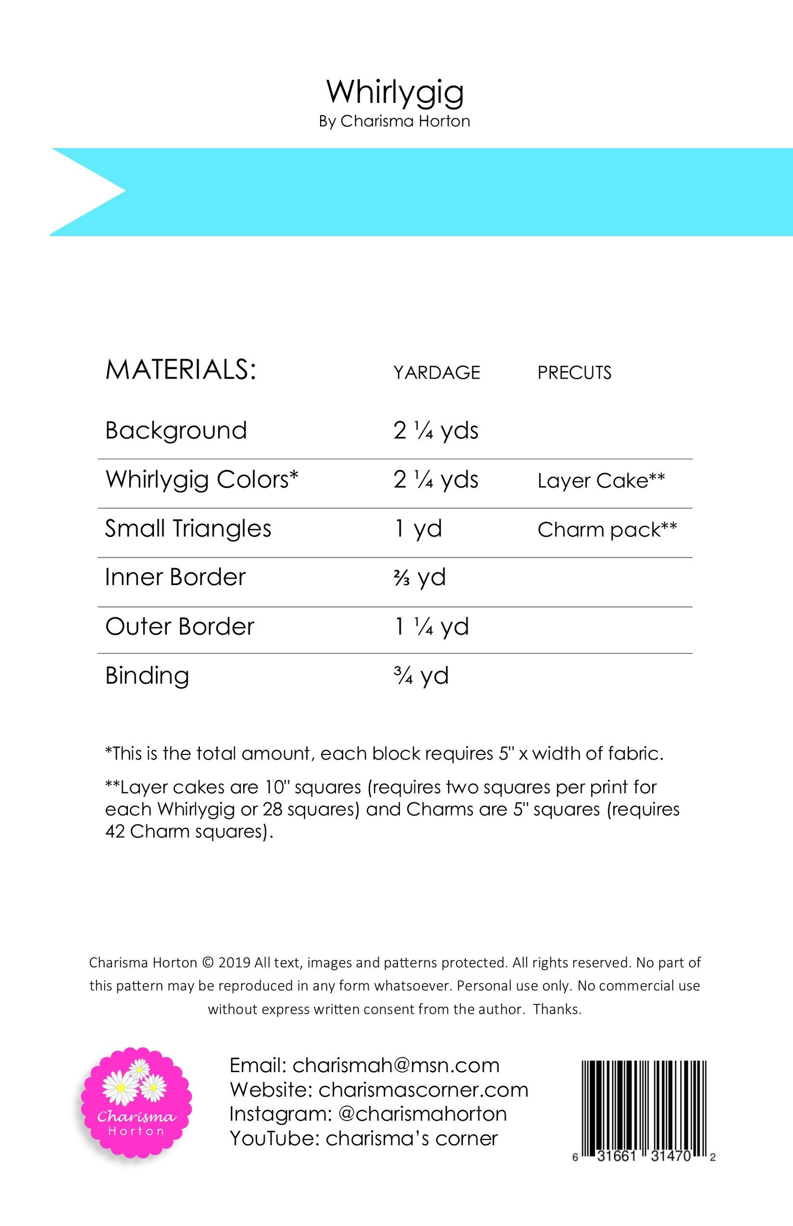 Whirly Gig PDF Pattern - Etsy