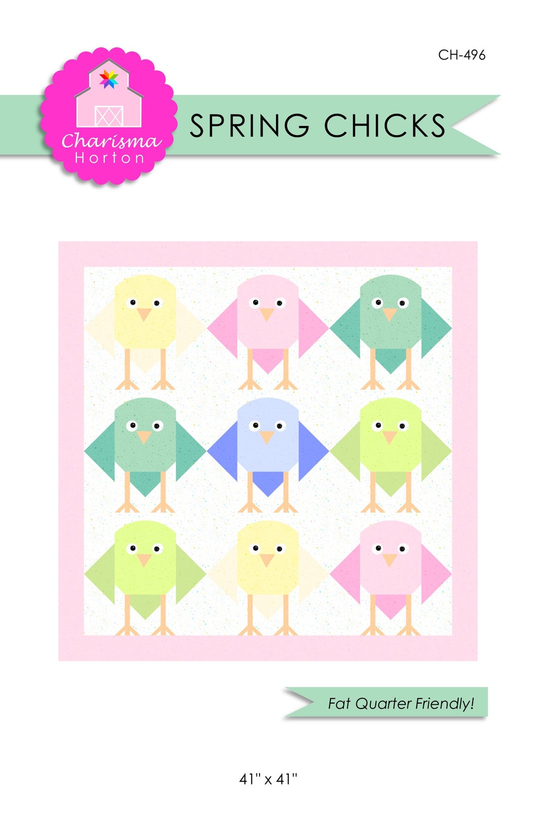 Spring Chicks Digital Quilt Pattern - Etsy