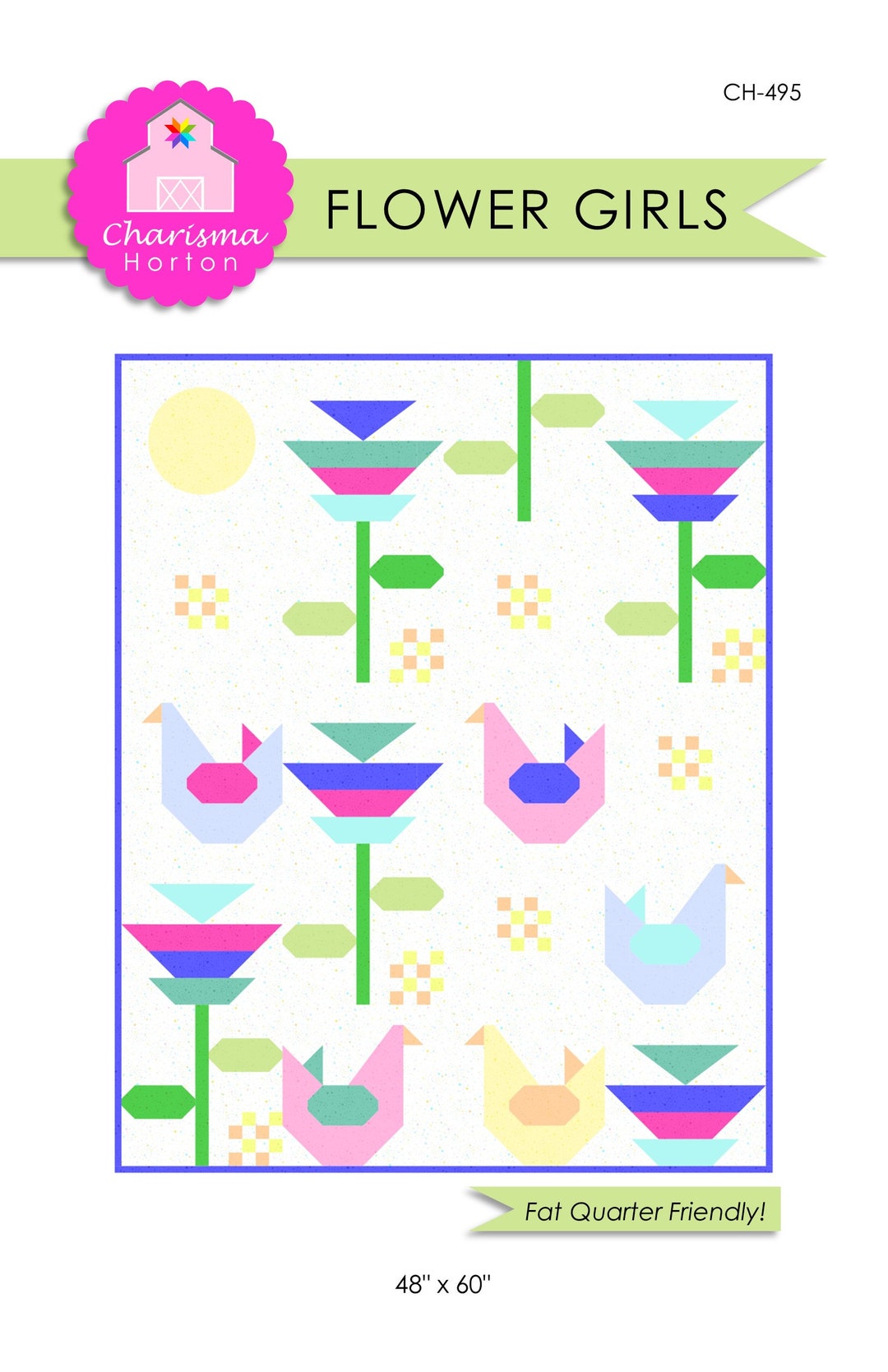 Flower Girls Digital Quilt Pattern - Etsy