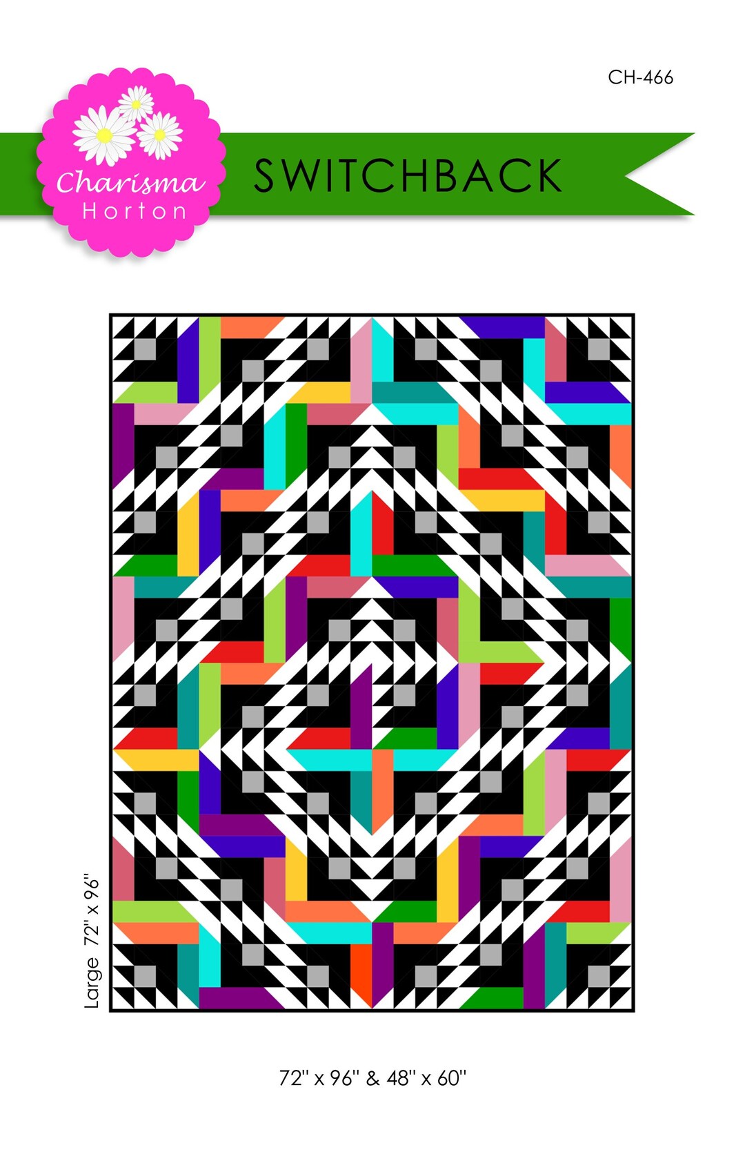 Switchback Digital Quilt Pattern - Etsy