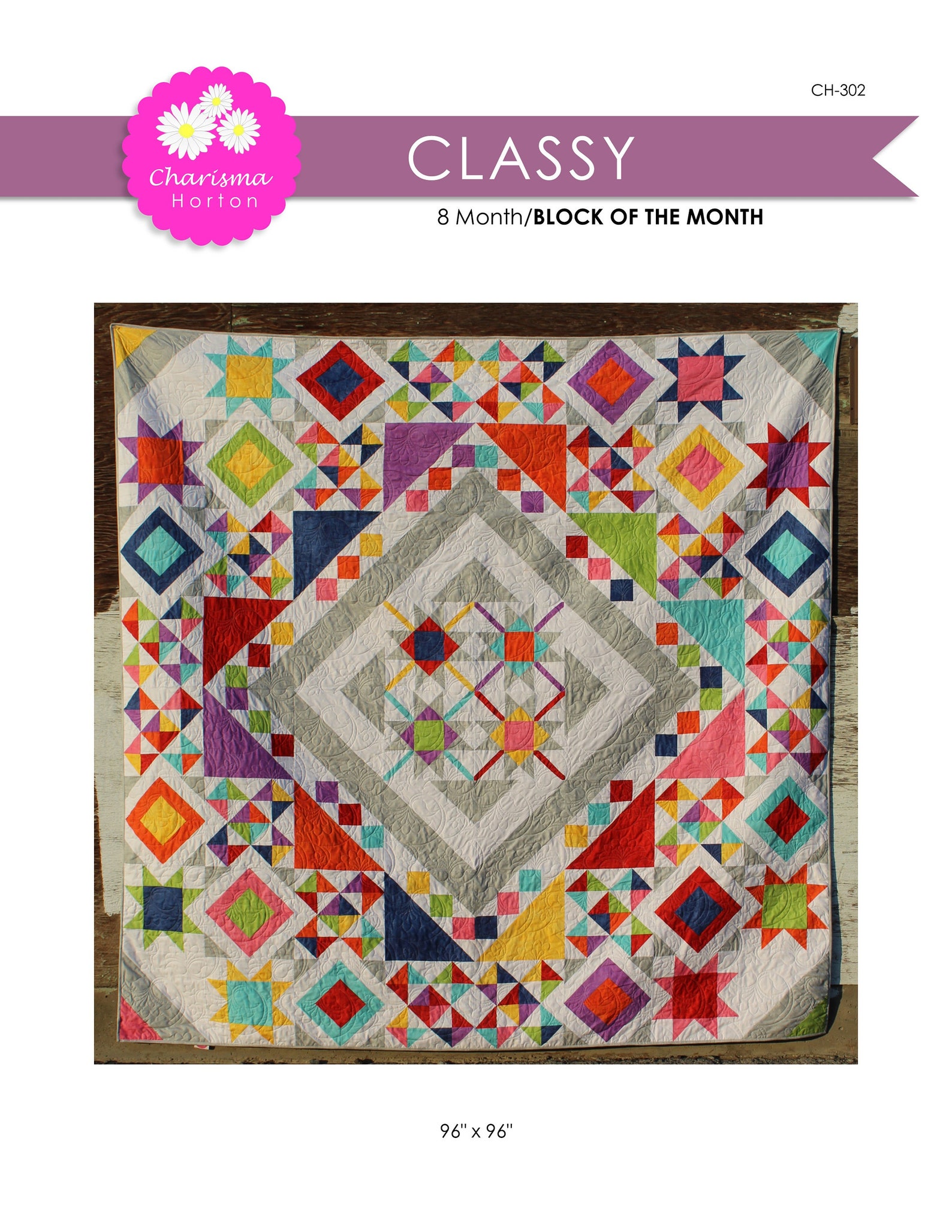 Classy Block of the Month Digital Pattern - Etsy