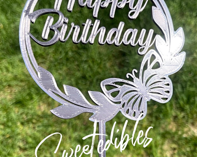 3D Printed Cake Toppers - Sweetedibles Gumpaste and Sugar Art
