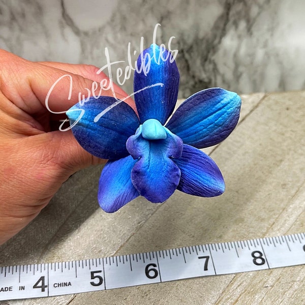Orchid Cake Topper - Etsy