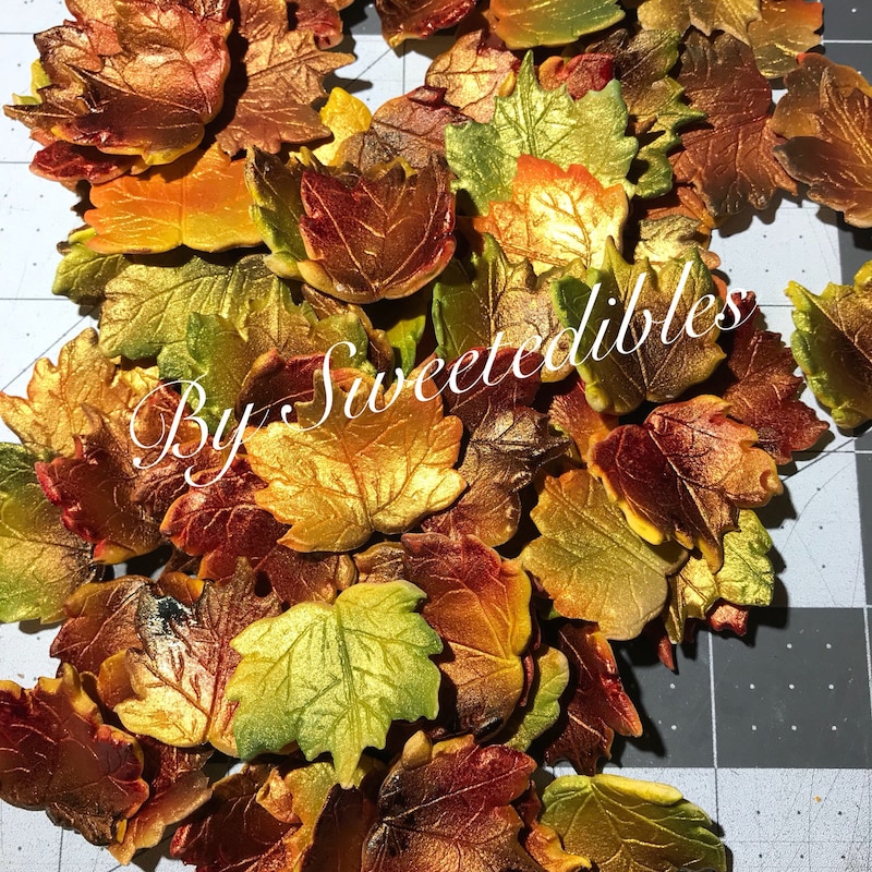 Fall Edible Cake Decor - Etsy