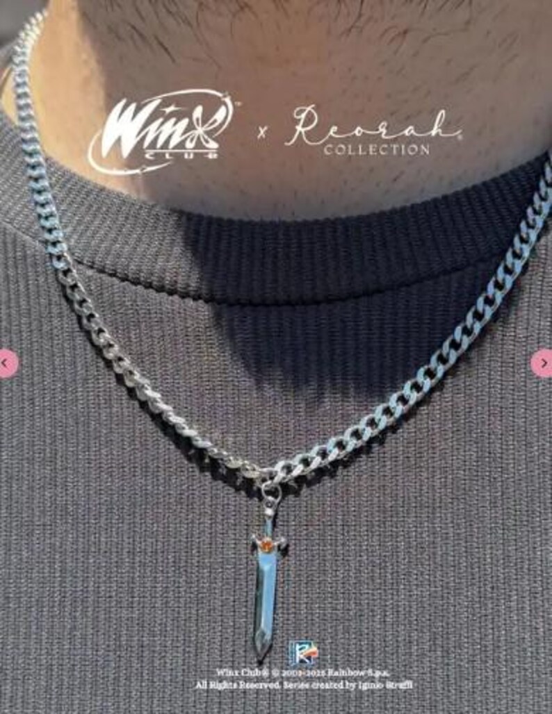 Winx Club® Stella and Brandon Couple Necklace - Etsy Australia