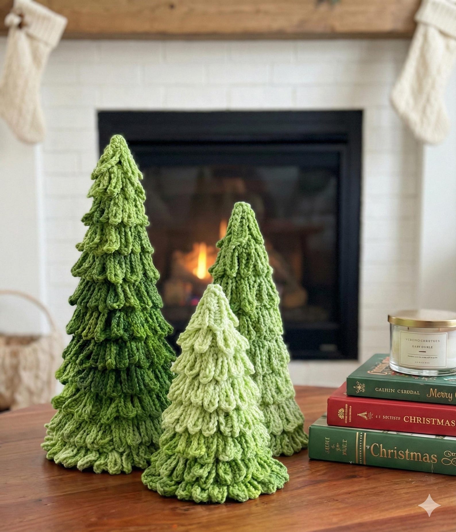 Loopy Christmas Tree Crochet Pattern PDF, Easy Holiday Decor Crochet ...